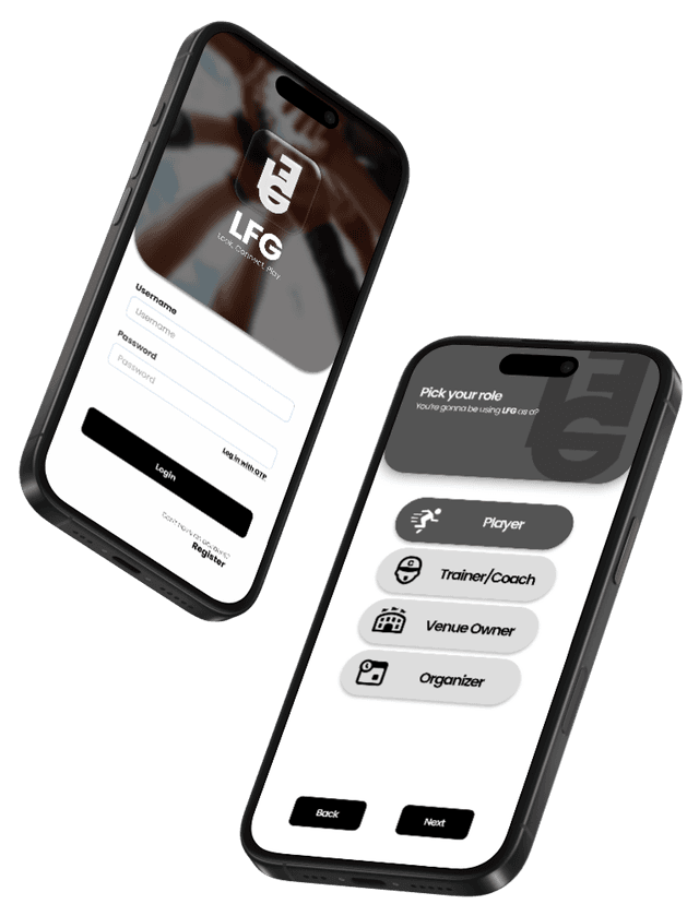 Looking for Games (LFG) - Connect Athletes, Organize Sports Events